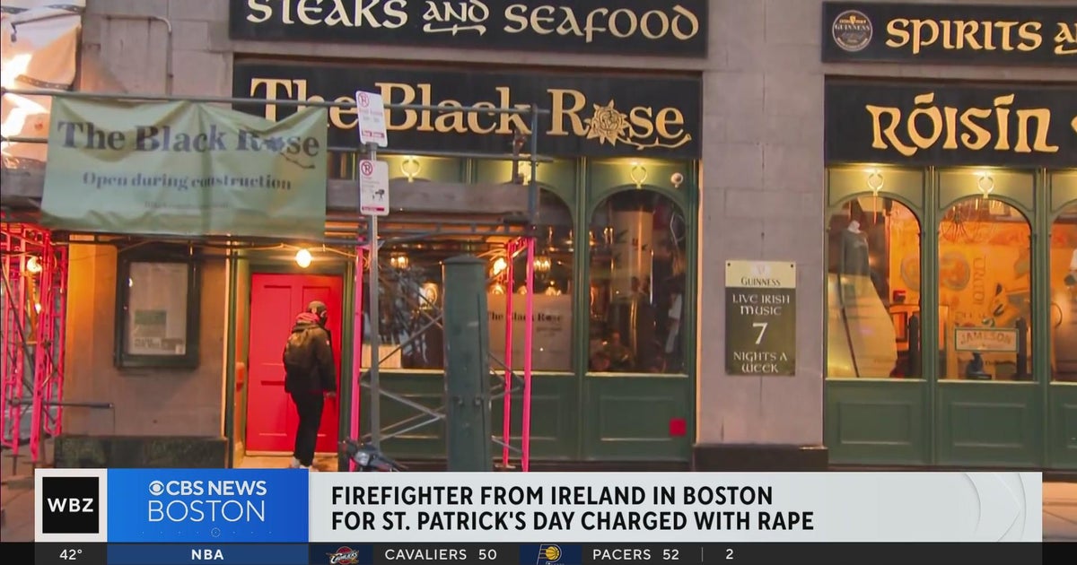 Firefighter from Ireland charged with rape in Boston - CBS Boston