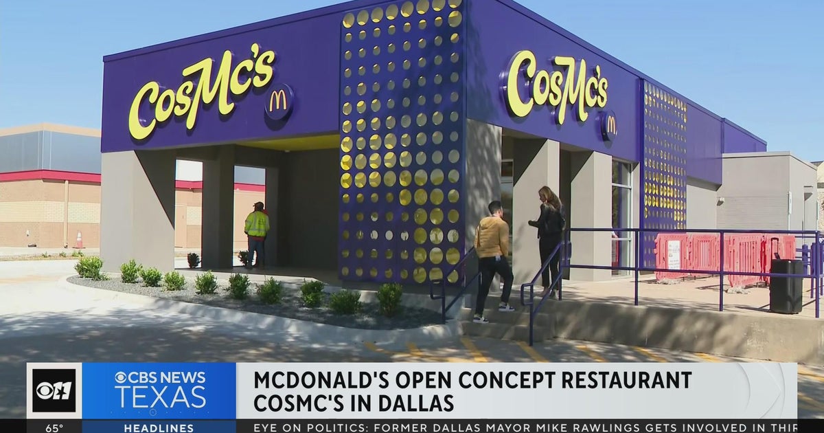 McDonald's opens concept restaurant CosMc's in Dallas - CBS Texas