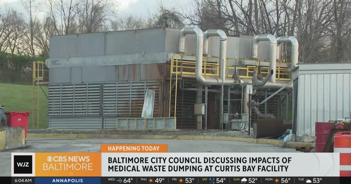Baltimore City Council to discuss impacts of medical waste dumping at ...