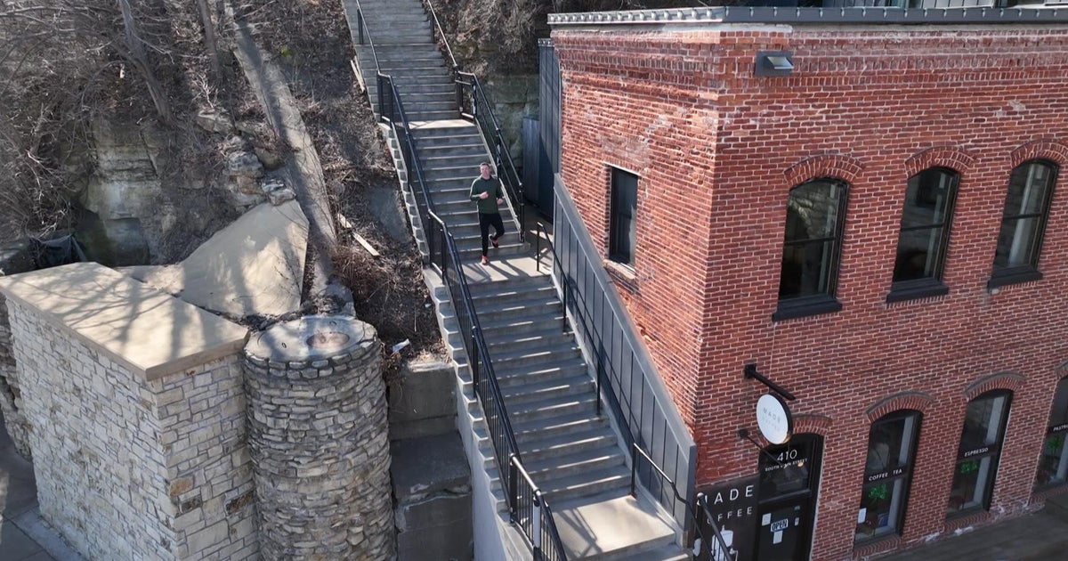 Historic Stillwater Stairs a popular tourist destination and workout ...