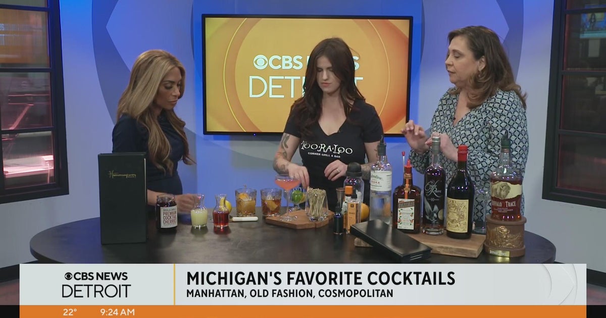 A look at Michigan's favorite cocktails - CBS Detroit
