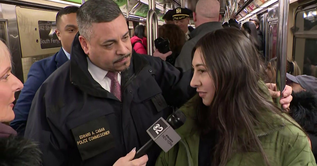 Exclusive: NYPD Commissioner Edward Caban rides subway to hear riders ...