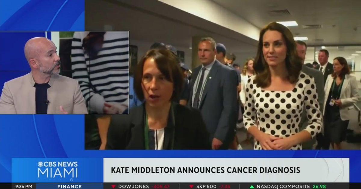 Princess Kate Middleton diagnosed with cancer - CBS Miami
