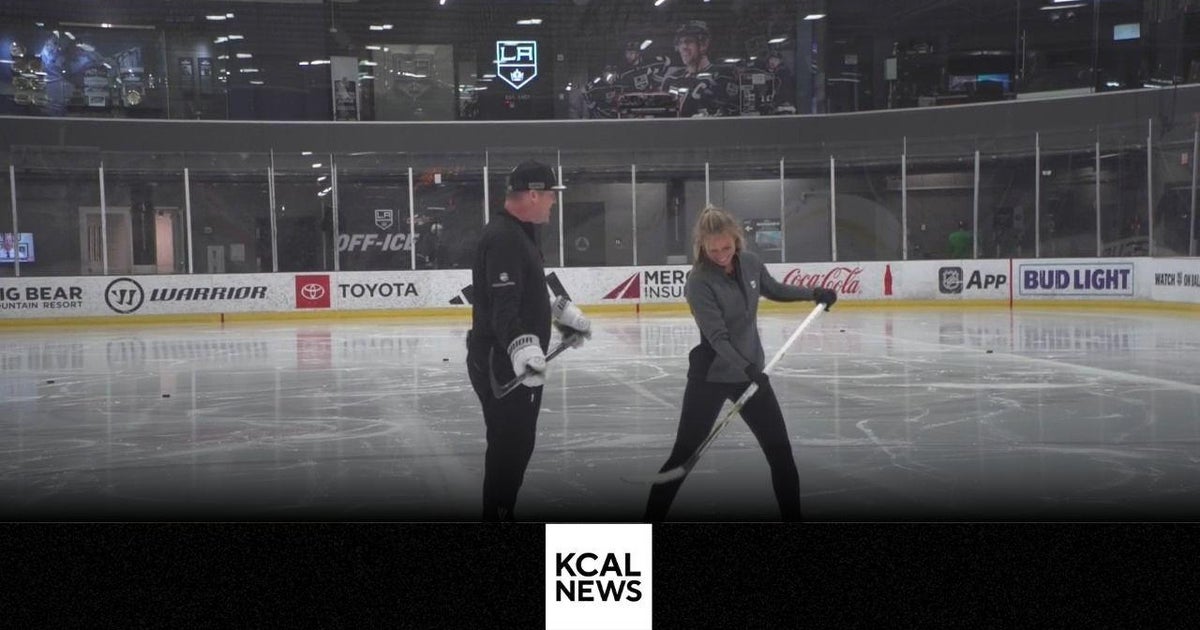 Amanda Starrantino joins former LA Kings player Derek Armstrong on the ...