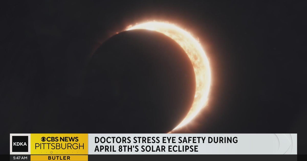 Doctors stress eye safety during upcoming solar eclipse - CBS Pittsburgh