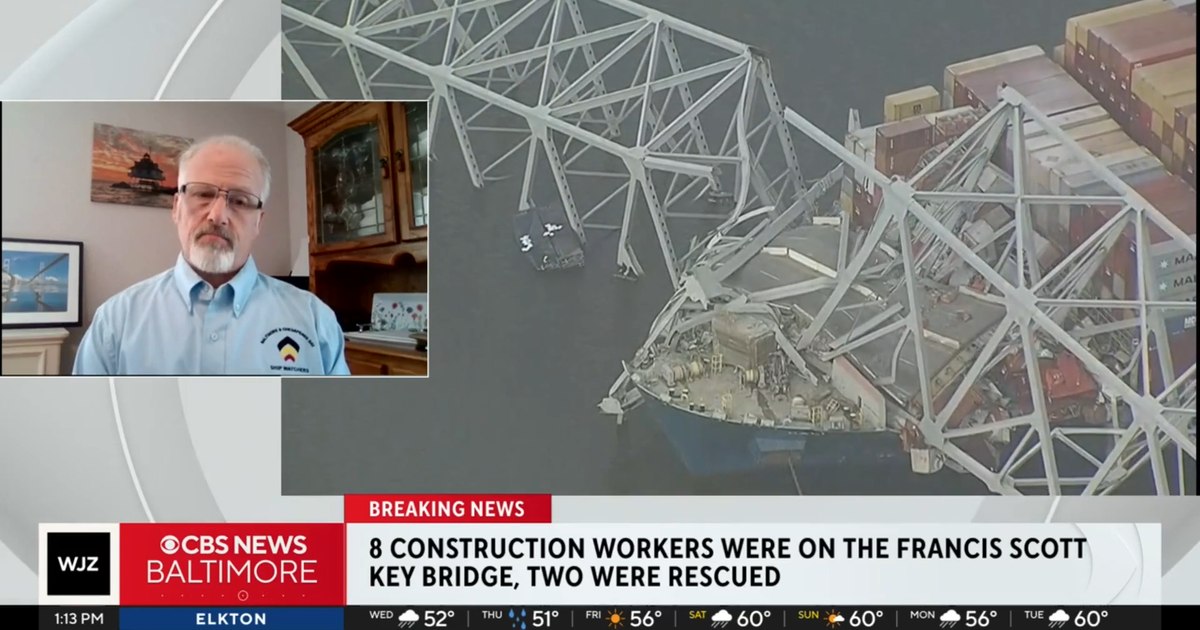 Baltimore/Chesapeake Bay Ship Watchers react to bridge collapse - CBS ...