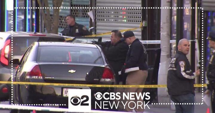 NYPD officer shot during traffic stop in Queens, sources say - CBS New York