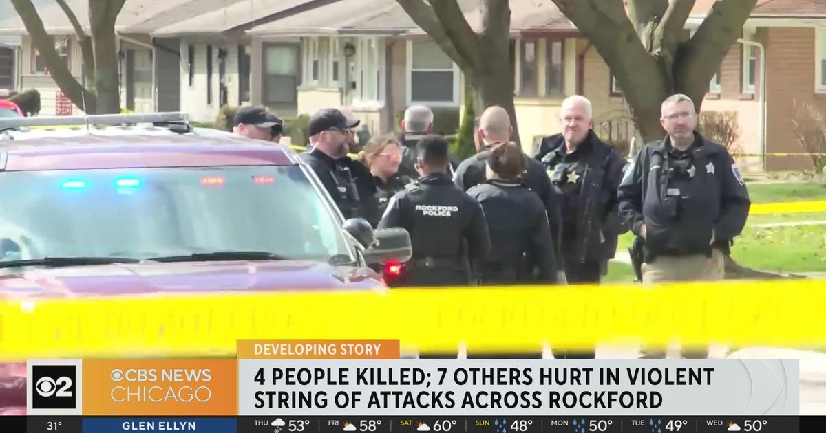 4 dead, 7 injured in stabbing attack in Rockford, Illinois; suspect in ...