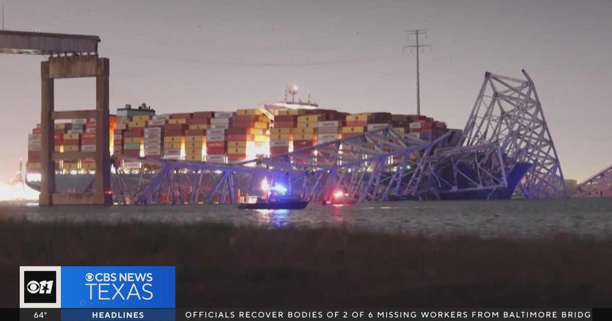 Baltimore bridge collapse could impact Texas supply chain - CBS Texas