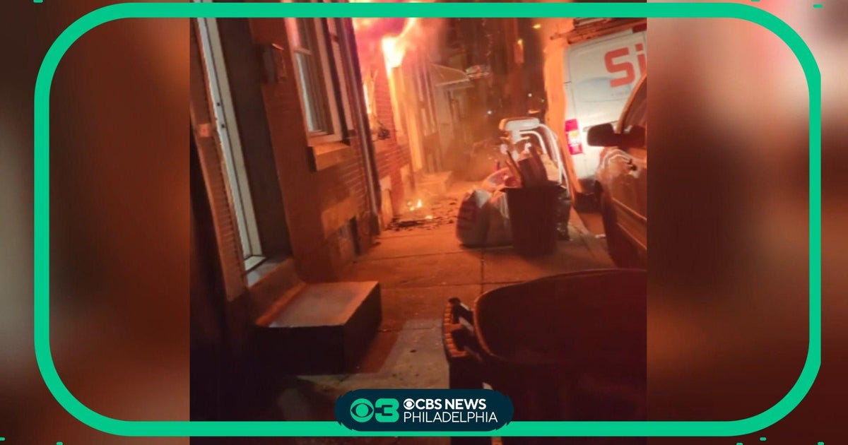 Father and son injured in Philadelphia house fire; video shows flames ...