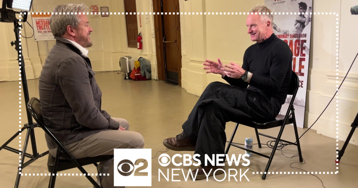 Sting music reimagined for "Message in a Bottle" show - CBS New York