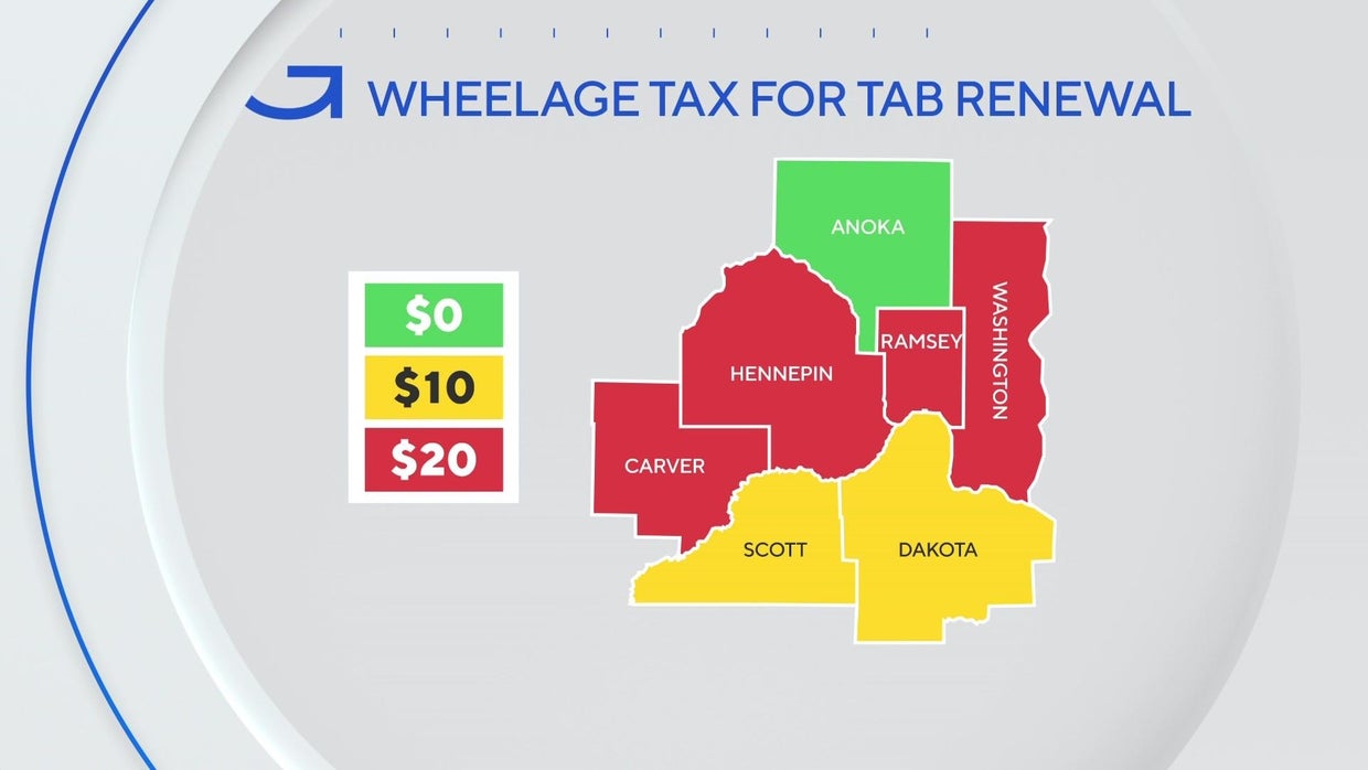 How are license tab fees calculated in Minnesota? - CBS Minnesota