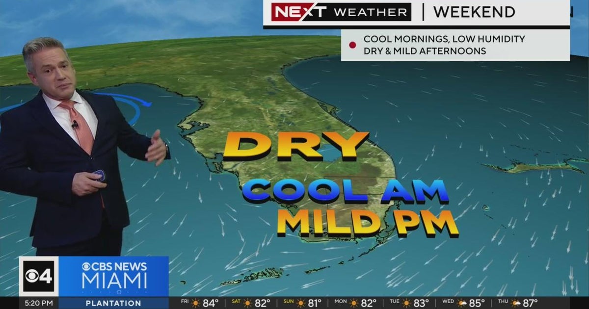 Miami weather for Friday 4/12/24 5PM - CBS Miami