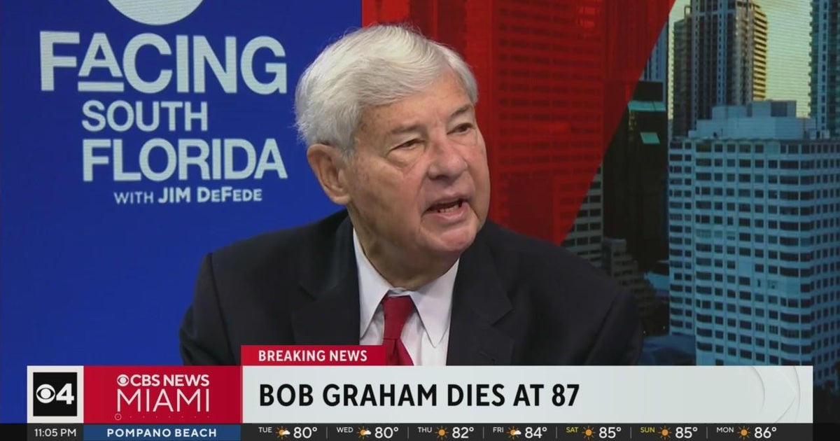 Former US Senator and Florida Governor Bob Graham dies at 87 - CBS Miami