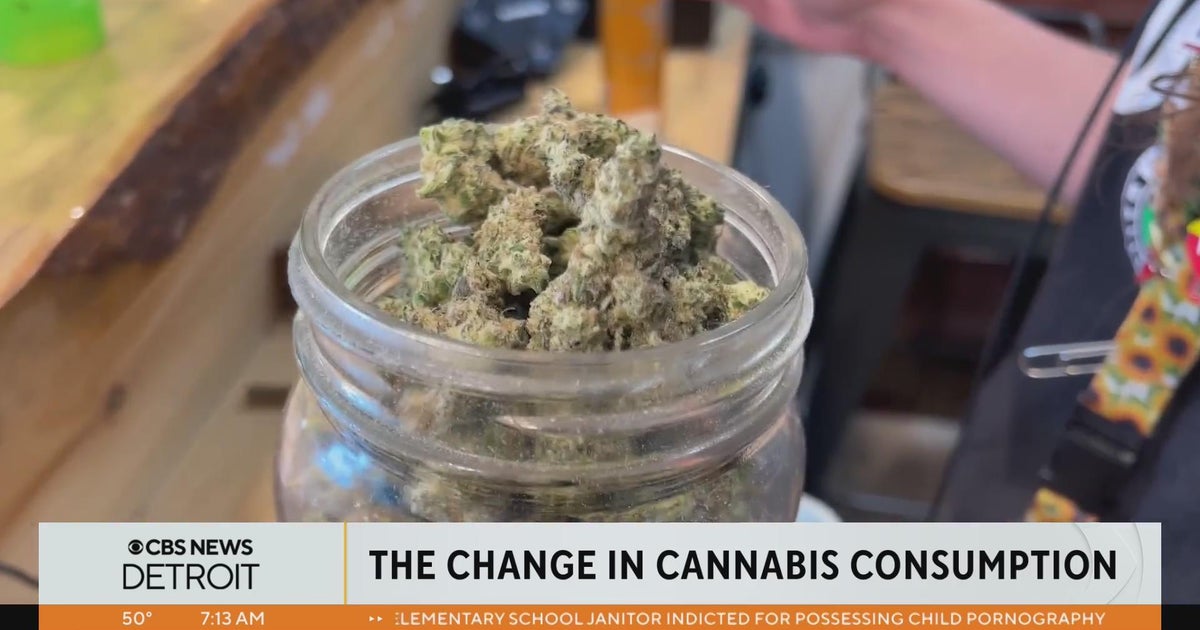 A look at the change in cannabis consumption - CBS Detroit