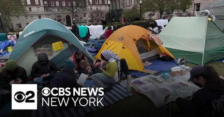 Second week of protests at Columbia University set to begin - CBS New York