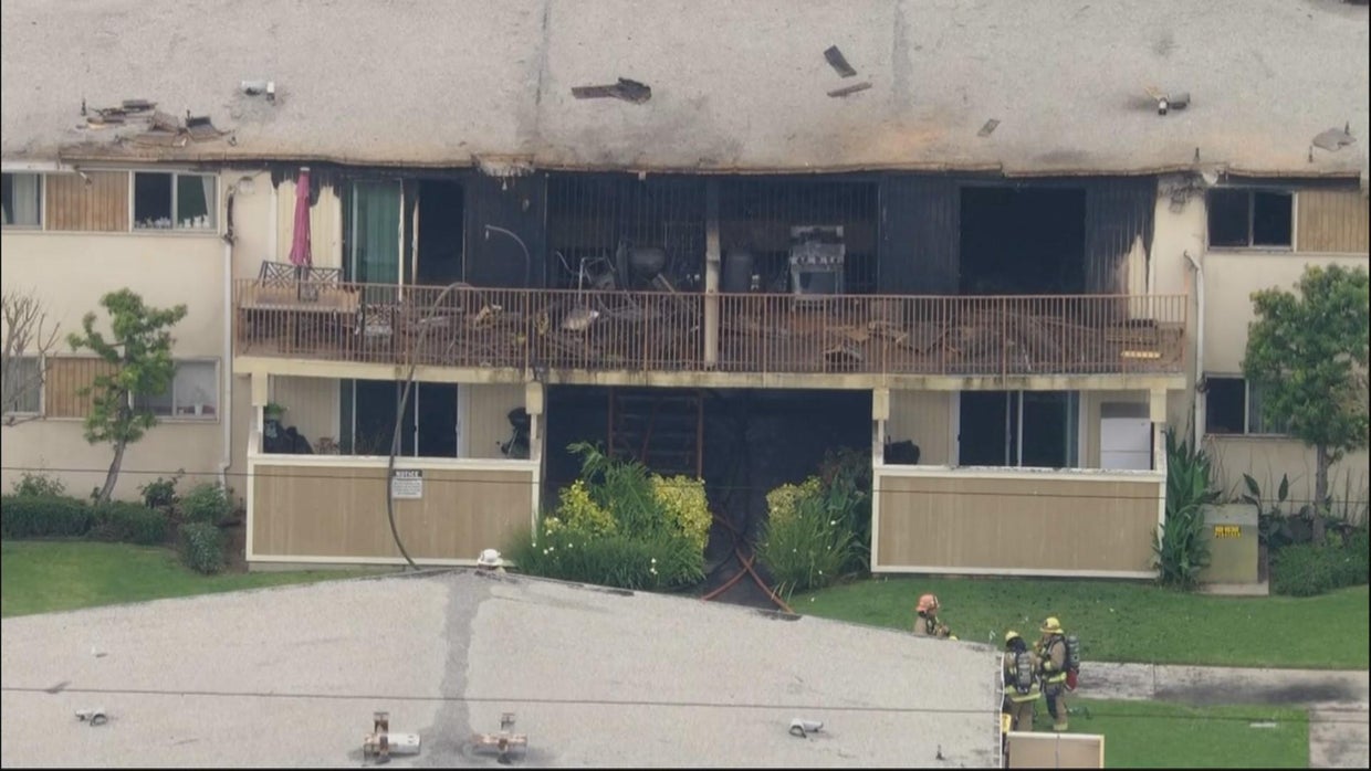 1 firefighter, 4 residents hospitalized after apartment fire in Gardena ...