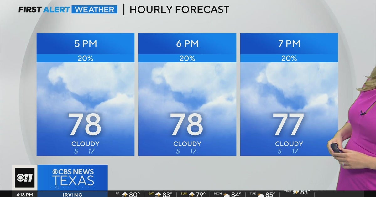Cloudy, muggy night for North Texas - CBS Texas