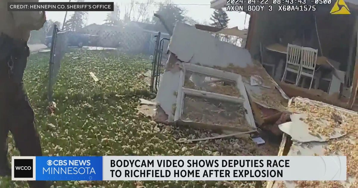 Body camera video shows rush after Richfield house explosion - CBS ...