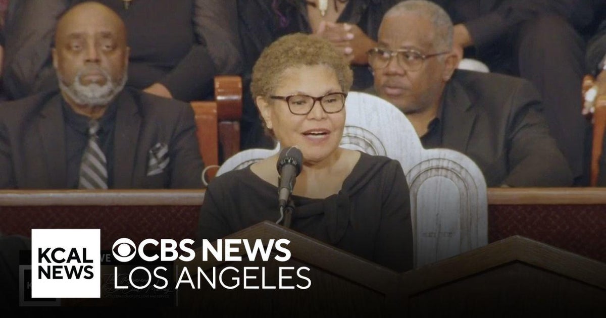 Mayor Karen Bass celebrates the life of Rev. Dr. Cecil L. "Chip" Murray ...