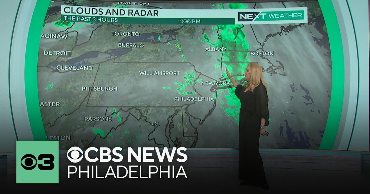 NEXT Weather: Isolated storms - CBS Philadelphia