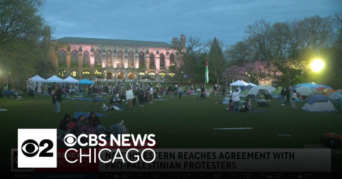 Northwestern reaches deal with pro-Palestinian protesters - CBS Chicago