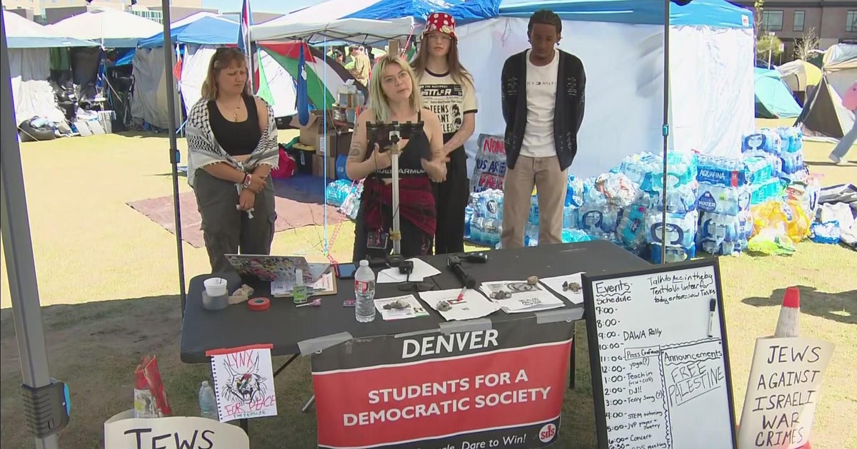 Students for a Democratic Society group continues to protest in Denver ...