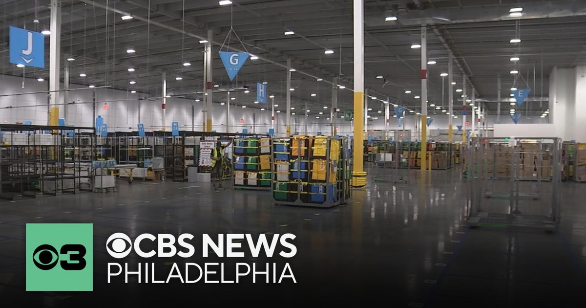 Newest and largest Philadelphia Amazon delivery station - CBS Philadelphia
