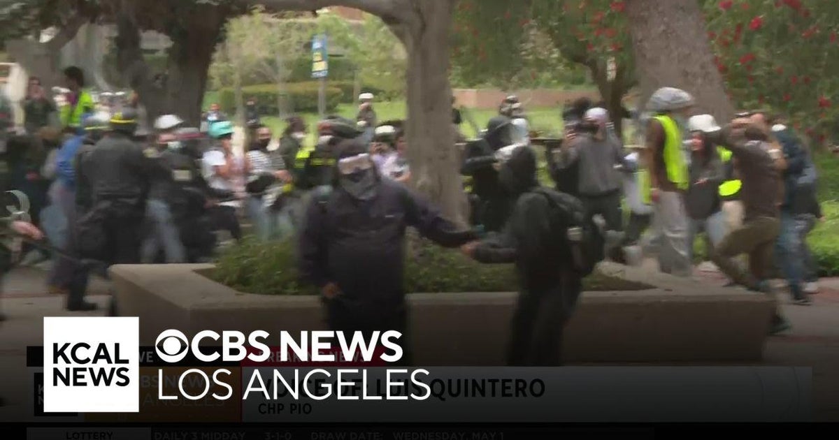 Hundreds arrested at UCLA protests, CHP says - CBS Los Angeles