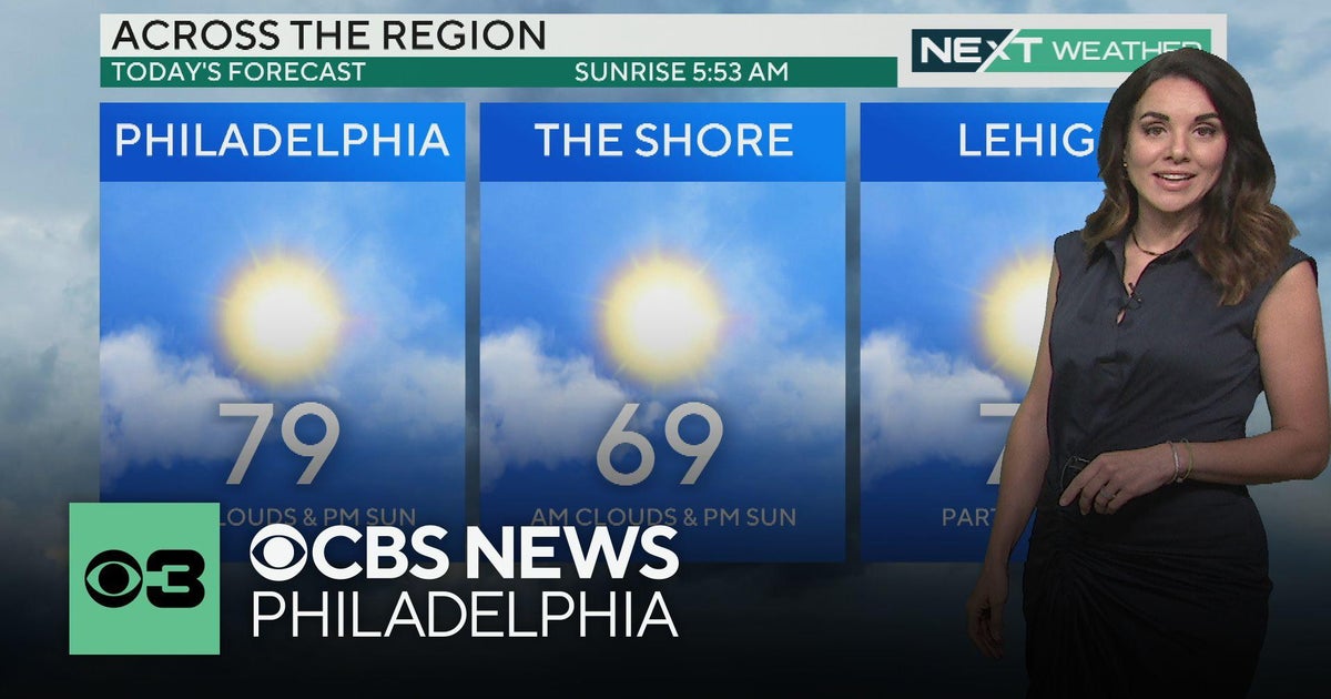 Foggy, cloudy morning weather around Philadelphia before PM sun - CBS ...