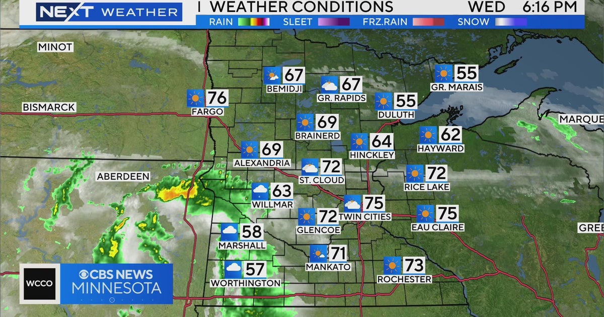 NEXT Weather: 6 p.m. report for Minnesota from May 8, 2024 - CBS Minnesota