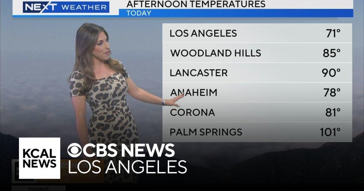 Alex Biston's Morning Weather (May 12) - CBS Los Angeles