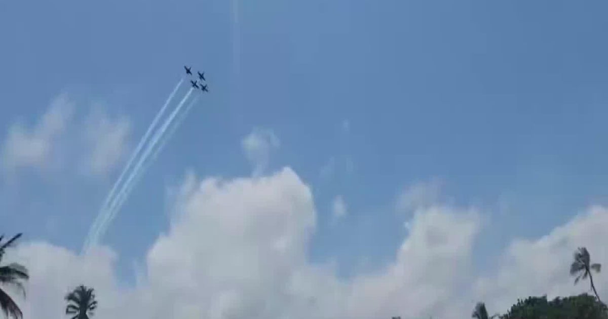 Two Ghost Squadon jets touched wings during Sunday's Fort Lauderdale ...