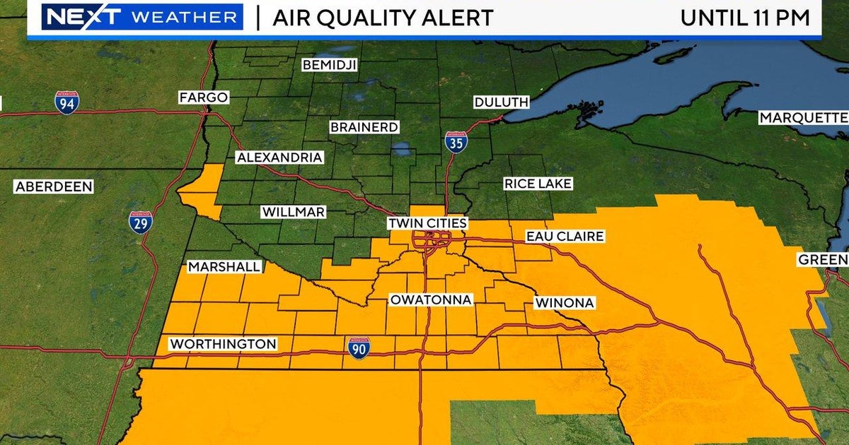 Air quality alert extended in southern Minnesota due to wildfire smoke ...
