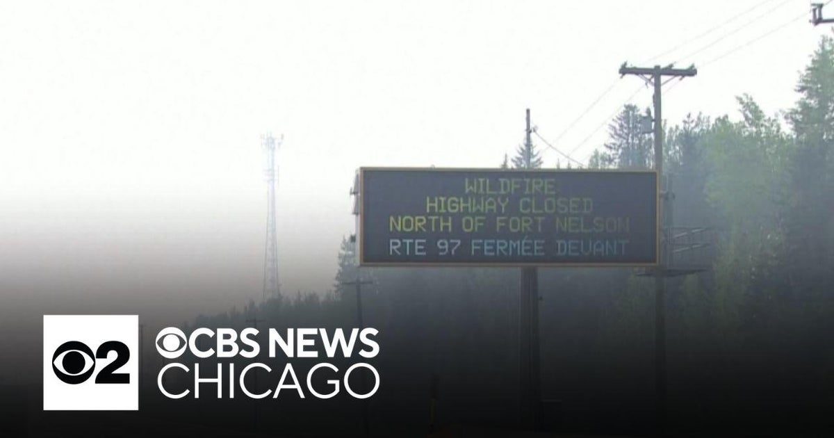 Canadian wildfire smoke affecting air quality again in Chicago - CBS ...