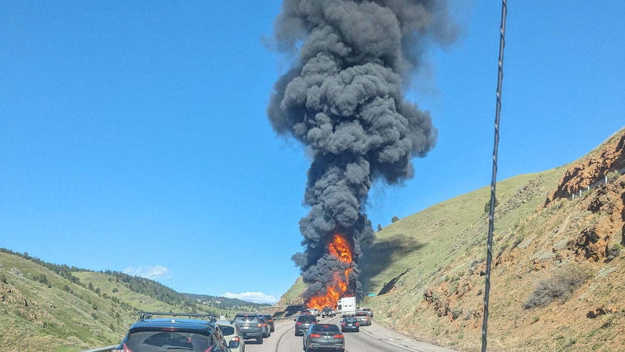 1 killed, truck driver in the hospital after fiery crash on Interstate ...