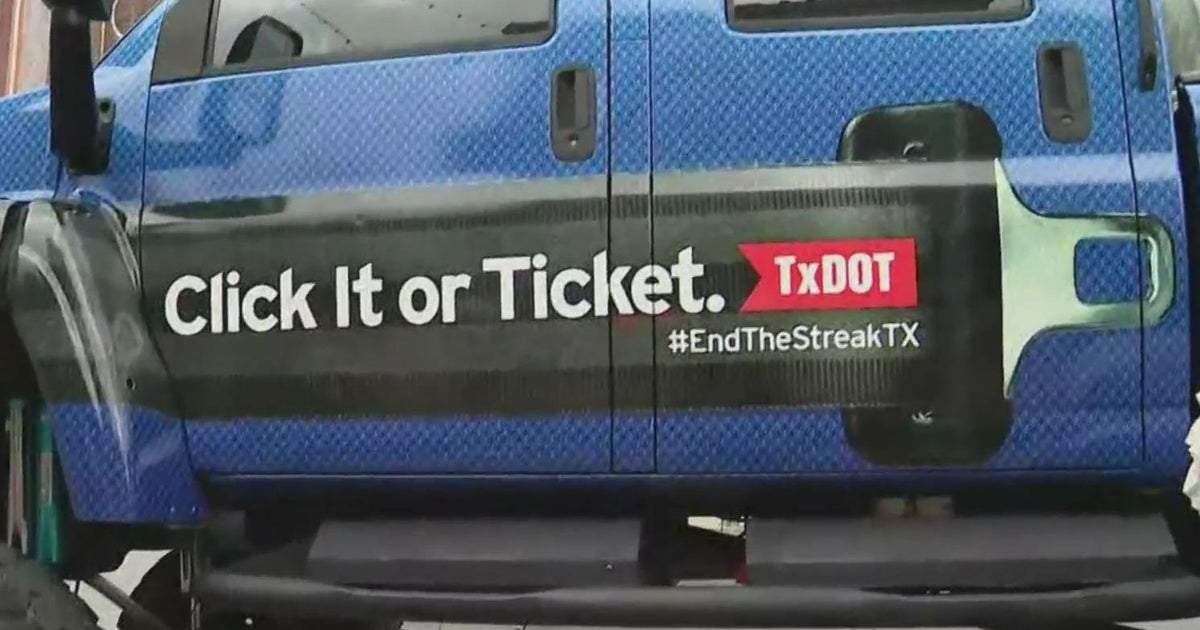 TXDOT partners with law enforcement to remind Texans to buckle up - CBS ...