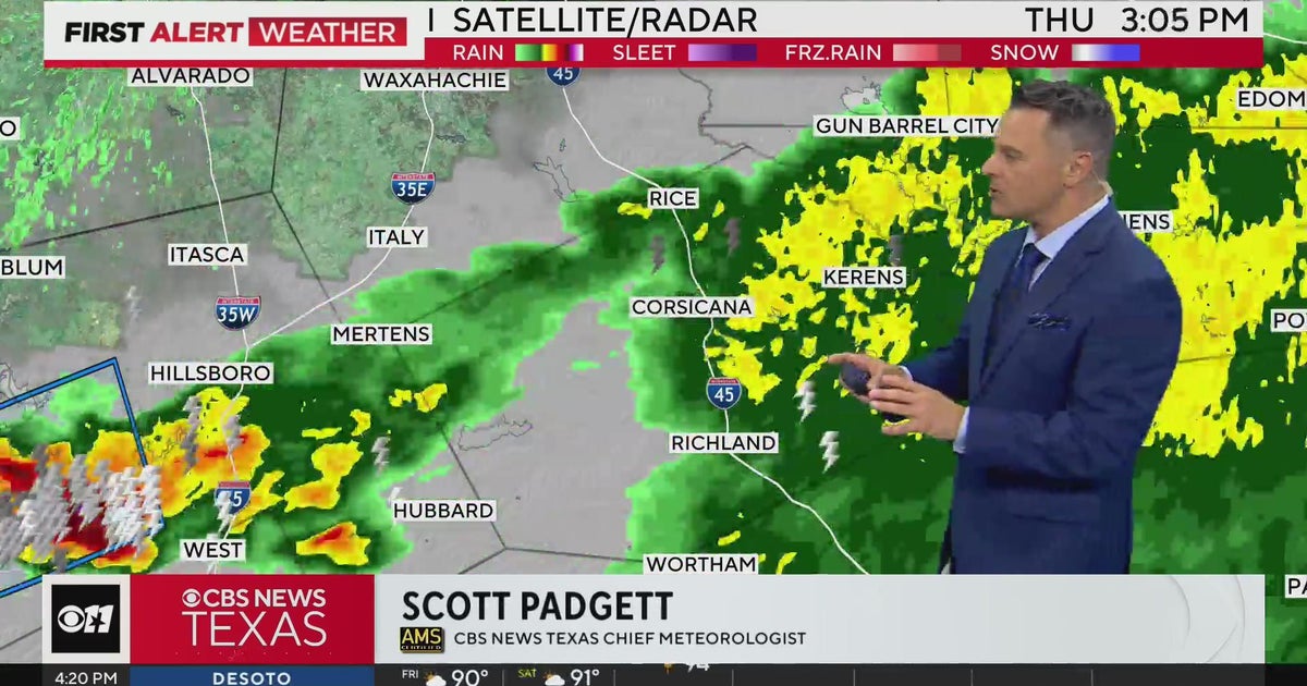 Slight risk of severe storms exists in North Texas - CBS Texas