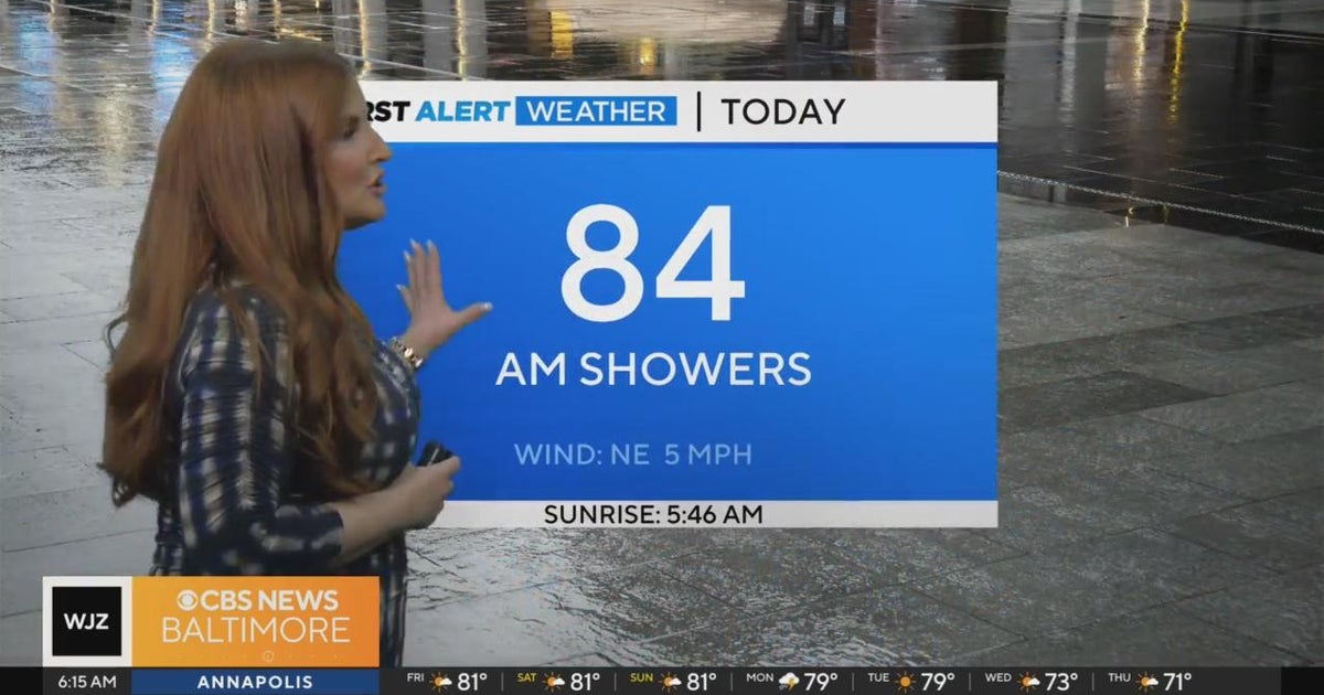 Showers are around for Memorial Day Weekend in Baltimore - CBS Baltimore