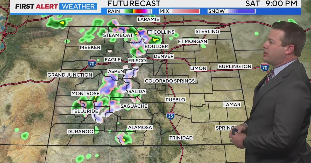 Rain and snow showers in the mountains this weekend, mainly dry ...