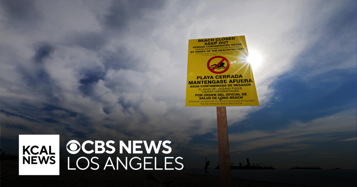 Ocean water warning issued at several LA County beaches - CBS Los Angeles