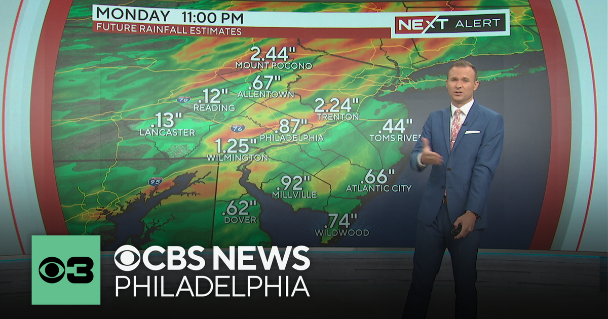 Widespread storms develop Monday afternoon around Philadelphia ...