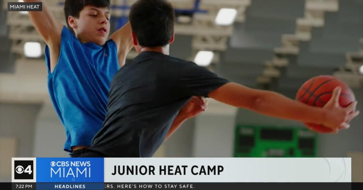 Young athletes gearing up for Miami Junior Heat summer camp - CBS Miami
