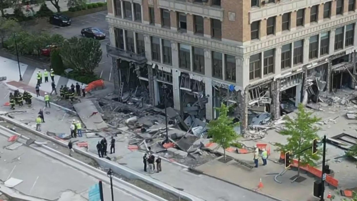 Photos show extensive damage caused by explosion in downtown Youngstown ...