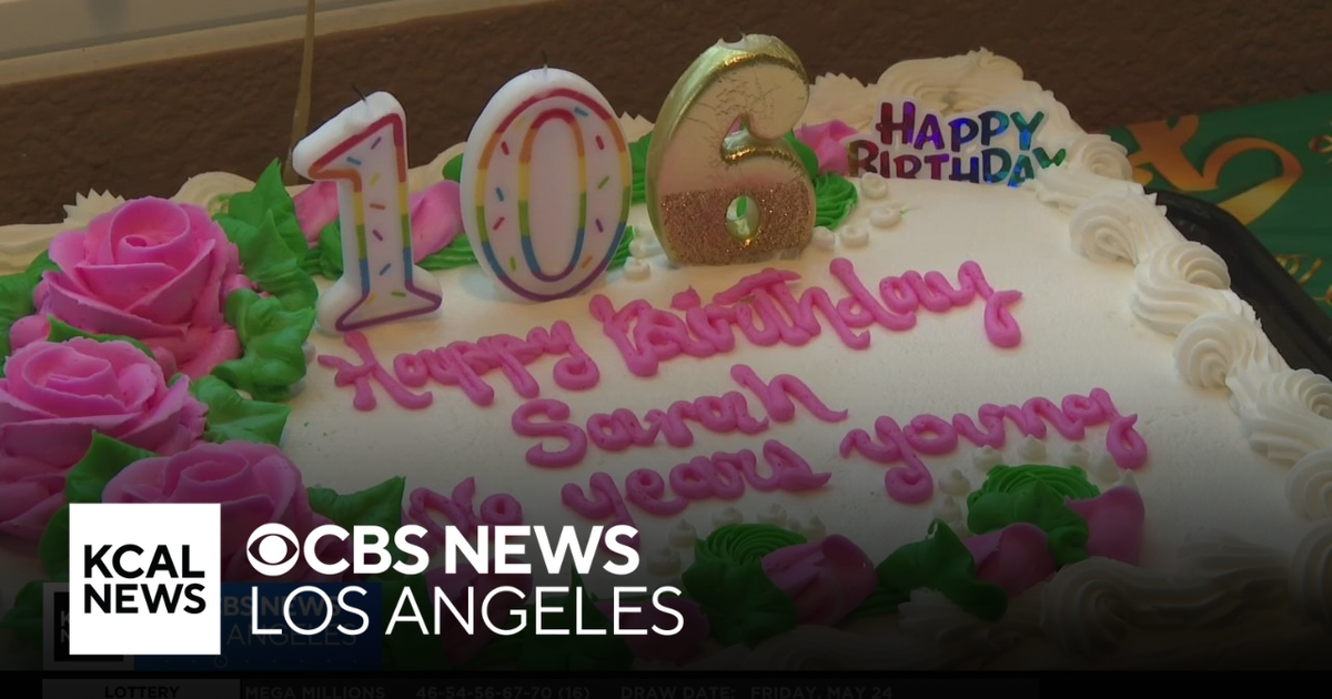 Costa Mesa woman celebrates her 106th birthday - CBS Los Angeles
