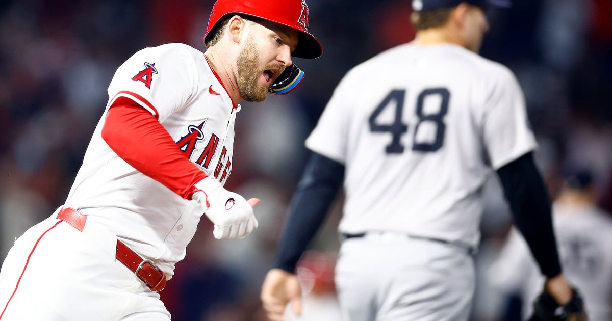 Taylor Ward's 2-run double helps Angels defeat Yankees - CBS New York