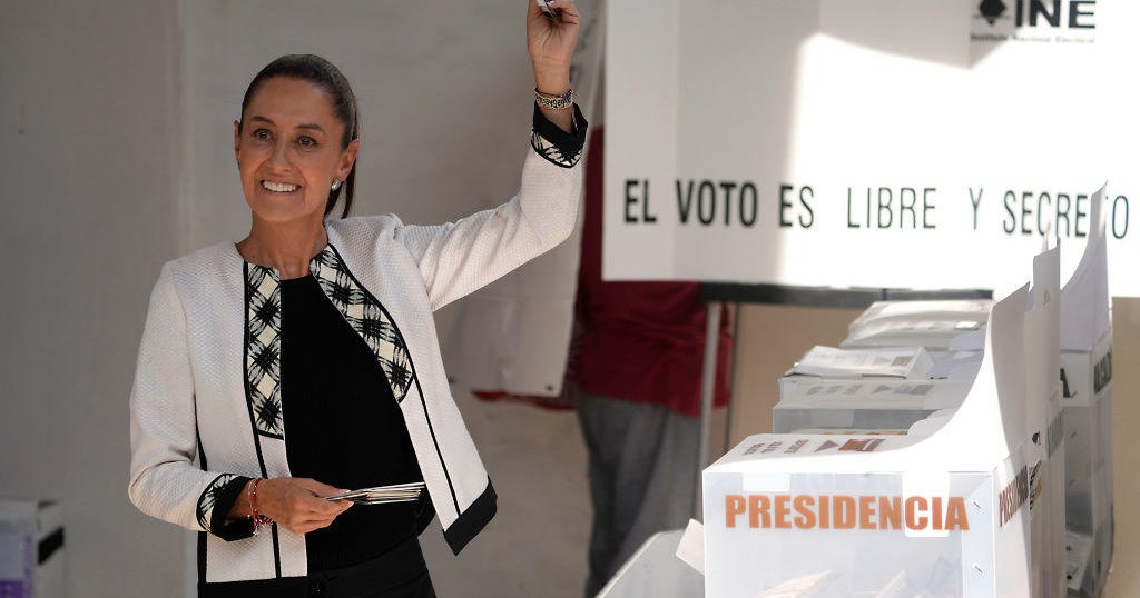 Mexico appears on verge of getting its first female president - CBS News