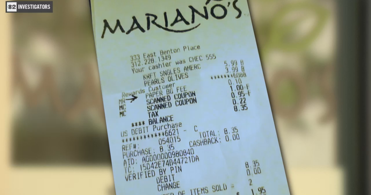 Mariano's overcharges customers for Chicago's checkout bag tax - CBS ...