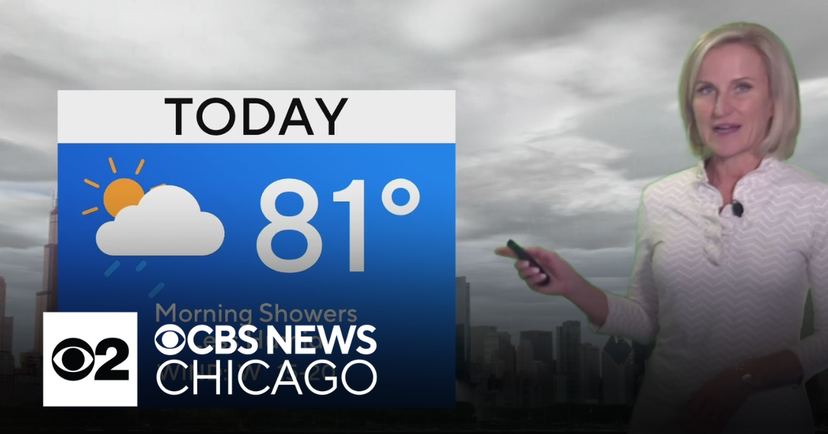 Showers return Wednesday night in Chicago - CBS Chicago