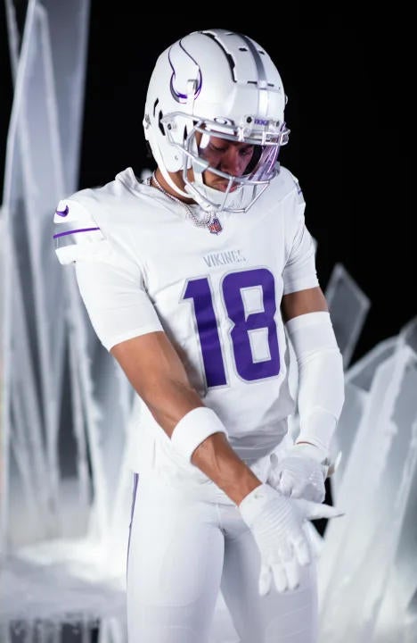 Minnesota Vikings reveal white "Winter Warrior" uniforms with new ...
